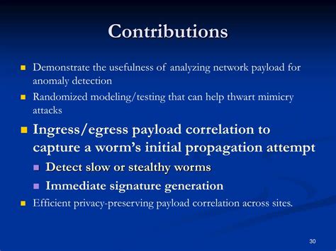 Ppt Network Payload Based Anomaly Detection And Content Based Alert