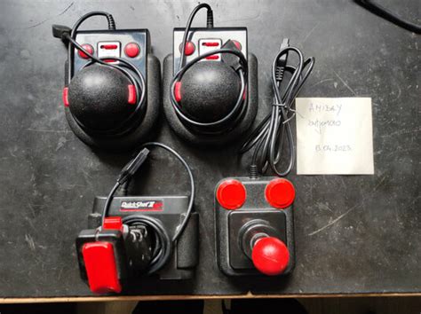 Closed 4 Working Commodore Amiga Atari Joysticks Amibay