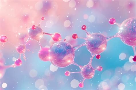 Premium Photo Abstract Molecule Structure Research In Molecular Chemistry