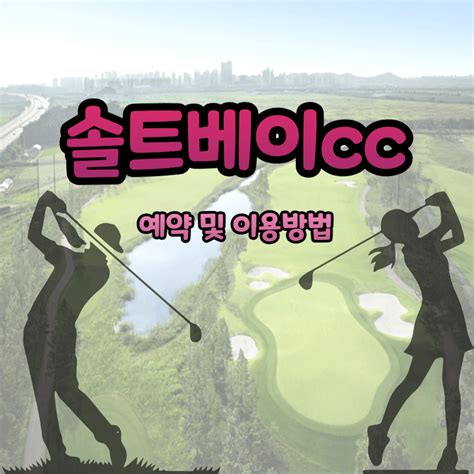 경기도 골프장 솔트베이 Cc 예약 및 이용요금 드라이빙 레인지 코스
