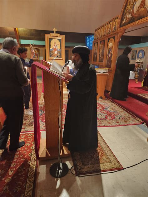 الأنبا بولس يصلي في كنائس مارجرجس والسيدة العذراء ومارمينا وطنى