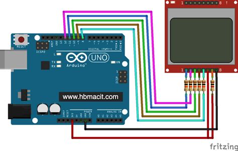 Arduino ile 5110 LCD kullanımı HÜSEYİN BİLAL MACİT