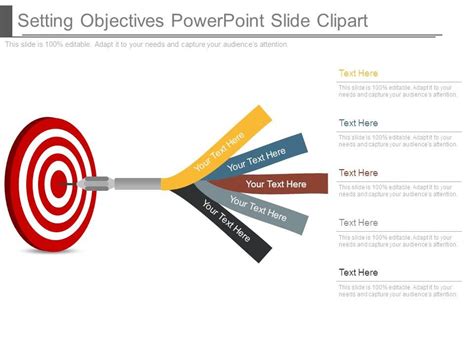 Setting Objectives Powerpoint Slide Clipart Graphics Presentation Background For PowerPoint