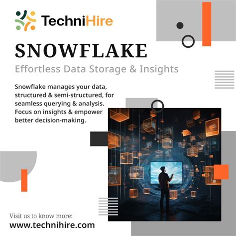 Technihire Inc On Linkedin Snowflakedatacloud Datamanagement Snowflake Cloudstorage