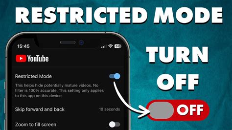 How To Turn Off Restricted Mode On Youtube Mobile PC YouTube