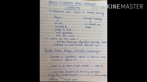 Bayes Theorem Youtube