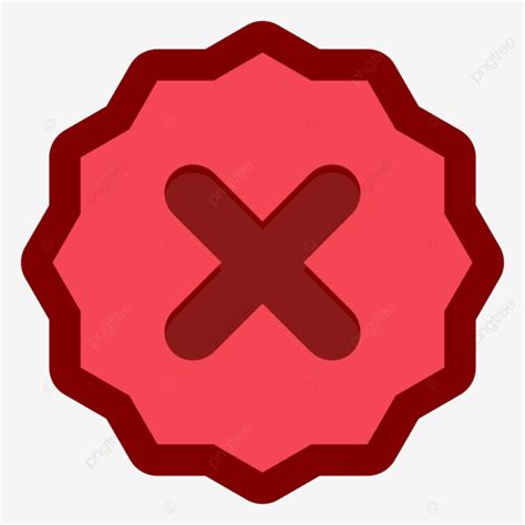 Incorrect Indicationsx Marks Denied Rejected False Negative Button Fail Design Vector Button
