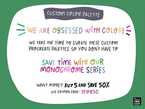 Green Shades Procreate Color Palette Procreate Color Swatches I Procreate Brushes I St Patricks