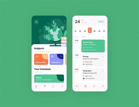 绿色系简约大气任务管理进度管理app Ui界面设计 Fig素材 优社uther