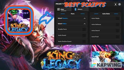 UPDATE 6 King Legacy Roblox SCRIPT Auto Farm Auto Quests Project V YouTube