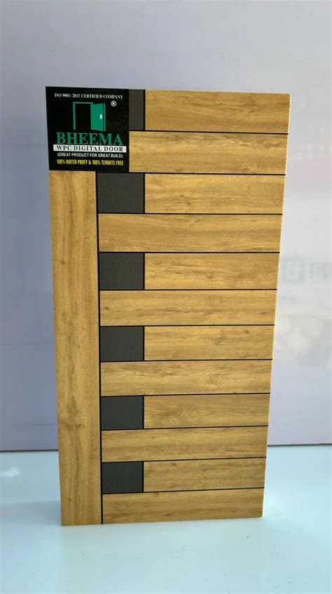 Wpc Bathroom Door Wpc Texture Door For Industry Height 96 Inch At ₹ 218 Sq Ft In Ahmedabad
