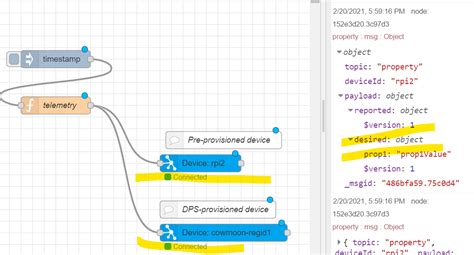 Azure Iot Experiment 22 Debug Node Red Contrib Azure Iot Device 206 From 961