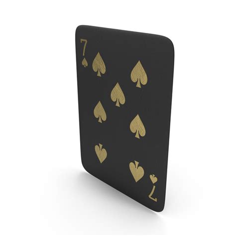 Golden Black Card Seven Of Spades Png Images And Psds For Download Pixelsquid S11933793d