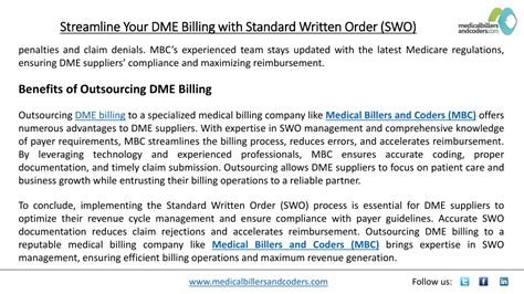 Ppt Streamline Your Dme Billing With Standard Written Order Swo