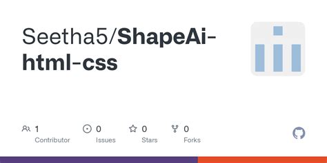 Github Seetha5shapeai Html Css