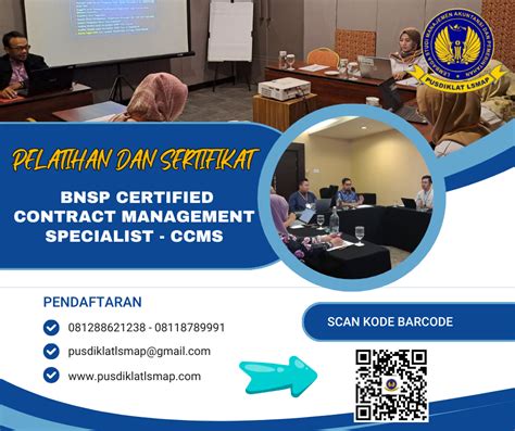 Info Training Pelatihan Certified Contract Management Specialist Ccms Sertifikasi Bnsp 2024