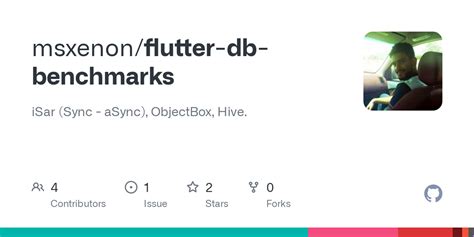 github msxenon flutter db benchmarks isar sync async objectbox hive