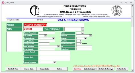 Aplikasi Input Data Siswa Online Gratis Rumus Soal