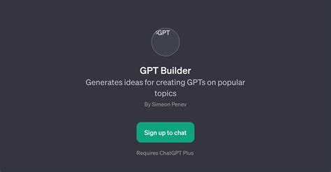 gpt builder and 4 other ai alternatives for gpt idea generation