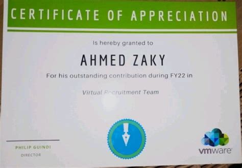 Ahmed Zaky On Linkedin Vmware