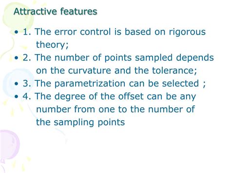 Ppt Title Computing Offsets Of Nurbs Curves And Surfaces Powerpoint Presentation Id546822