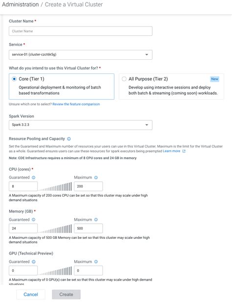 Creating Virtual Clusters
