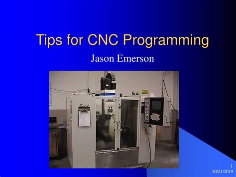 PPT Tips For CNC Programming PowerPoint Presentation Free Download ID 228626