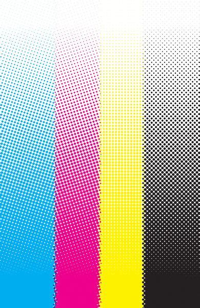 프린터 테스트 세트 용 Cmyk 프레스 인쇄 마크 및 색조 그라데이션 바 프리미엄 벡터 Cmyk Art Cmyk