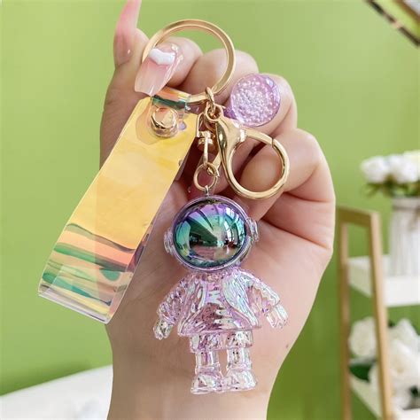 พร้อมส่ง พวงกุญแจ นักบินอาวกาศ ร็อคเก็ทเทียร์ Ys66 พวงกุญแจบ้าน รถ