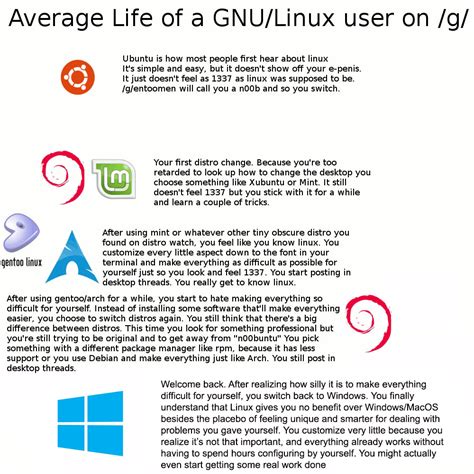 Life Of An Average GNU Linux User R Linuxmasterrace