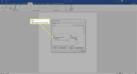 Create Return Address Labels In Microsoft Word Dell Us Worksheets
