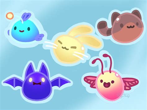 Slime Rancher 2 Inspired Flutter Slime Plush Game Plush Etsy