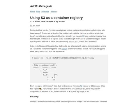 Amazon S3 Pull Only Container Registry By Developer Erik Osterman