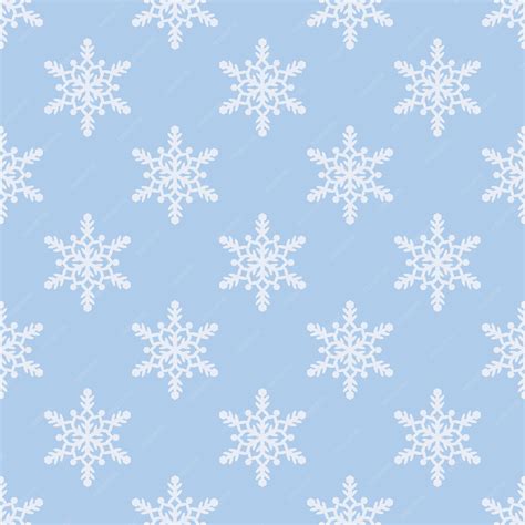 premium vector simple snowflake seamless vector repeat pattern design
