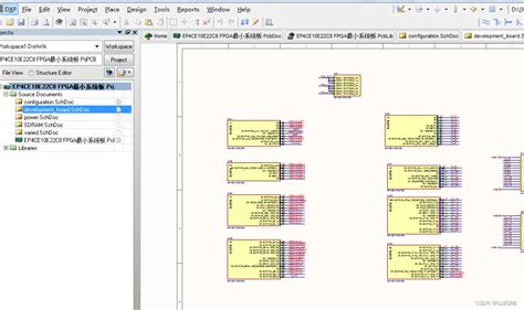 基于cyclone4e Fpga Ep4ce10e22c8sdram 最小系统开发板评估板硬件（原理图pcb封装库） Csdn博客
