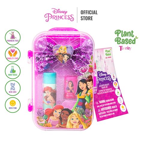 Disney Princess เช็ทกระเป๋าเดินทางมินิบิวตี้ ลิขสิทธ์แท้ ปลอดสารพิษ ดิสนีย์ ปริ้นเซส Shopee