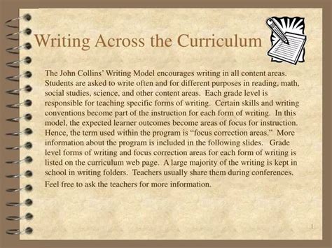 Ppt Writing Across The Curriculum Powerpoint Presentation Free Download Id 1833656