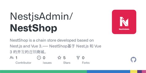github nestjsadmin nestshop nestshop is a chain store developed