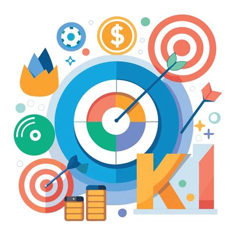 Premium Vector Kpi Key Point Indicator Business Target And Goal Measurement On Result For