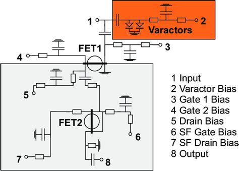Layout Of The Cryogenic Amplifiers Using Two Gaas Fets Fet1 As