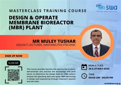 Design And Operate Membrane Bioreactor Mbr Plant Masterclass Training Course 26th And 27th May