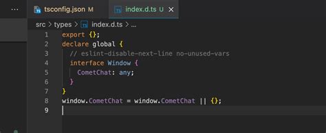 how do you explicitly set a new property on `window` in typescript