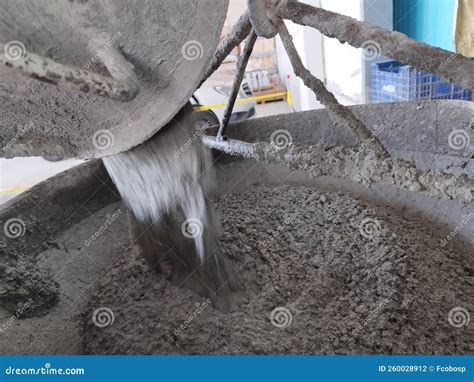 Unloading Concrete In A Construction Site Stock Photo Image Of Unloading Iron