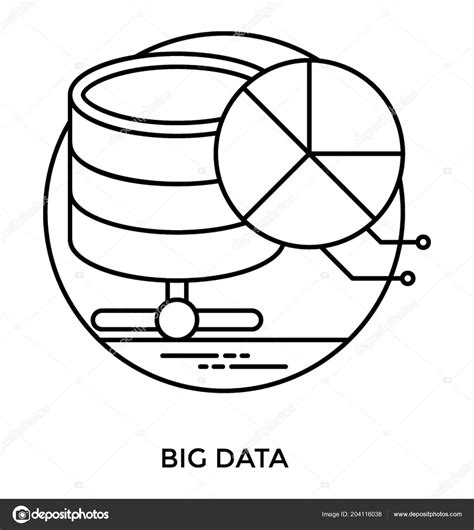 Data Warehouse Devices Pie Chart Making Sense Big Data Icon Stock Vector Image By ©vectorsmarket