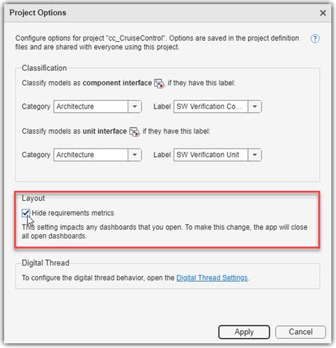 Hide Requirements Metrics In Model Testing Dashboard And In Api Results