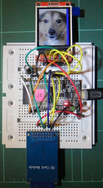 Tft Display St7789 Bitmap Bilder Von Sd Card Lesen Und Auf Dem Display Anzeigen Slideshow