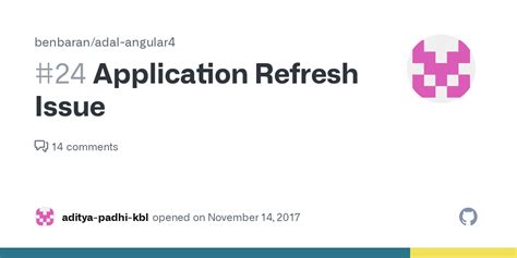 Application Refresh Issue Issue 24 Benbaran Adal Angular4 GitHub