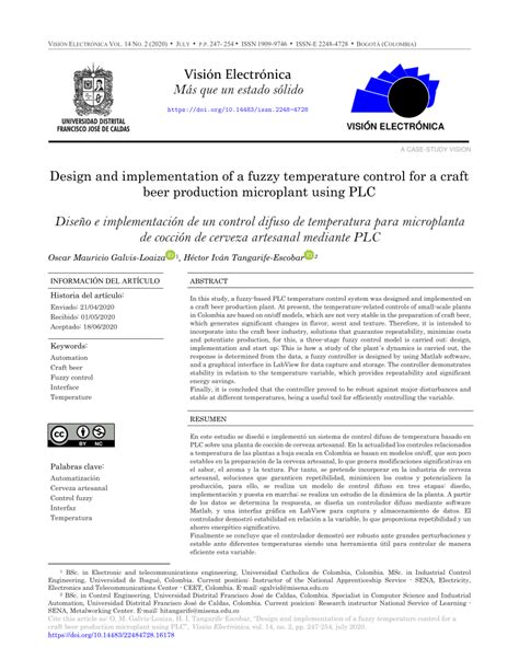 Pdf Design And Implementation Of A Fuzzy Temperature Control For A