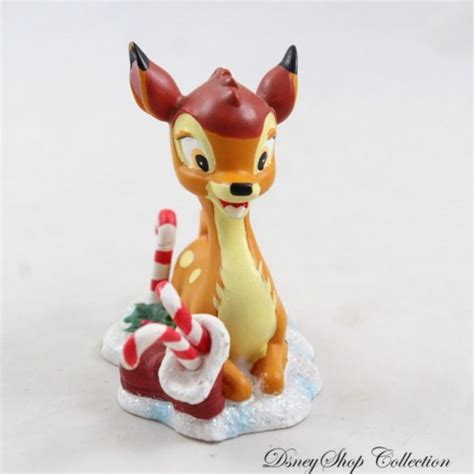 Bambi Resin Figure Disney Bambi Christmas Boot And Sugar Cane 7