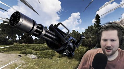 Minigun In Rust Norsk Youtube